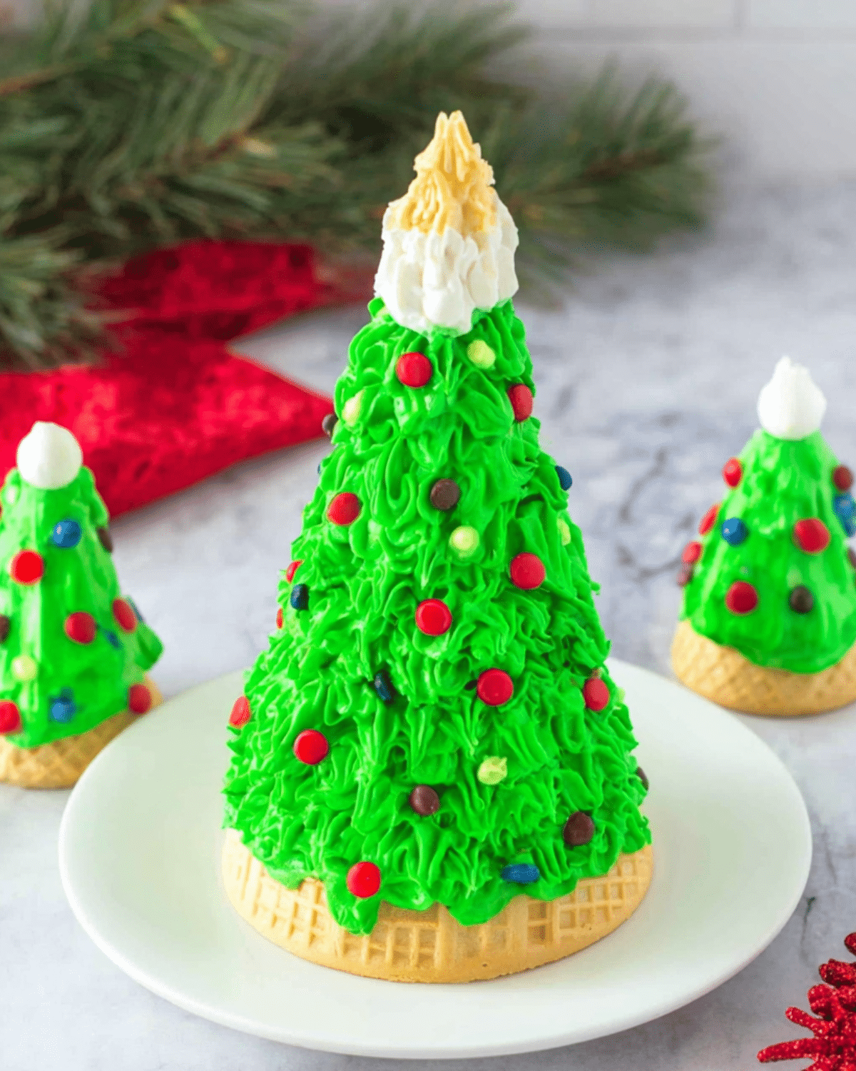 Ice Cream Cone Christmas Tree – Best Edible Holiday Craft