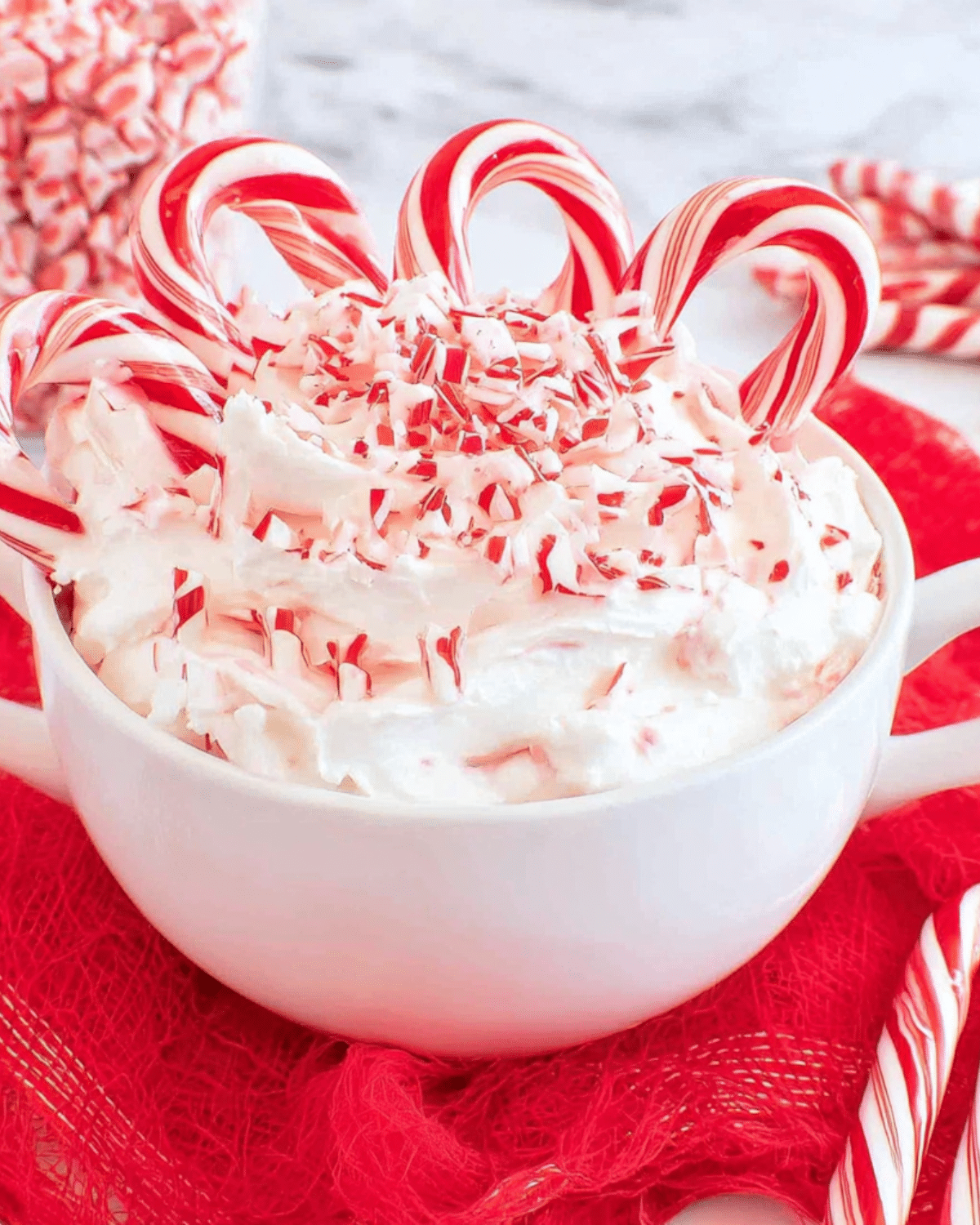 Candy Cane Dip – The Best 5 Ingredient Holiday Dessert!