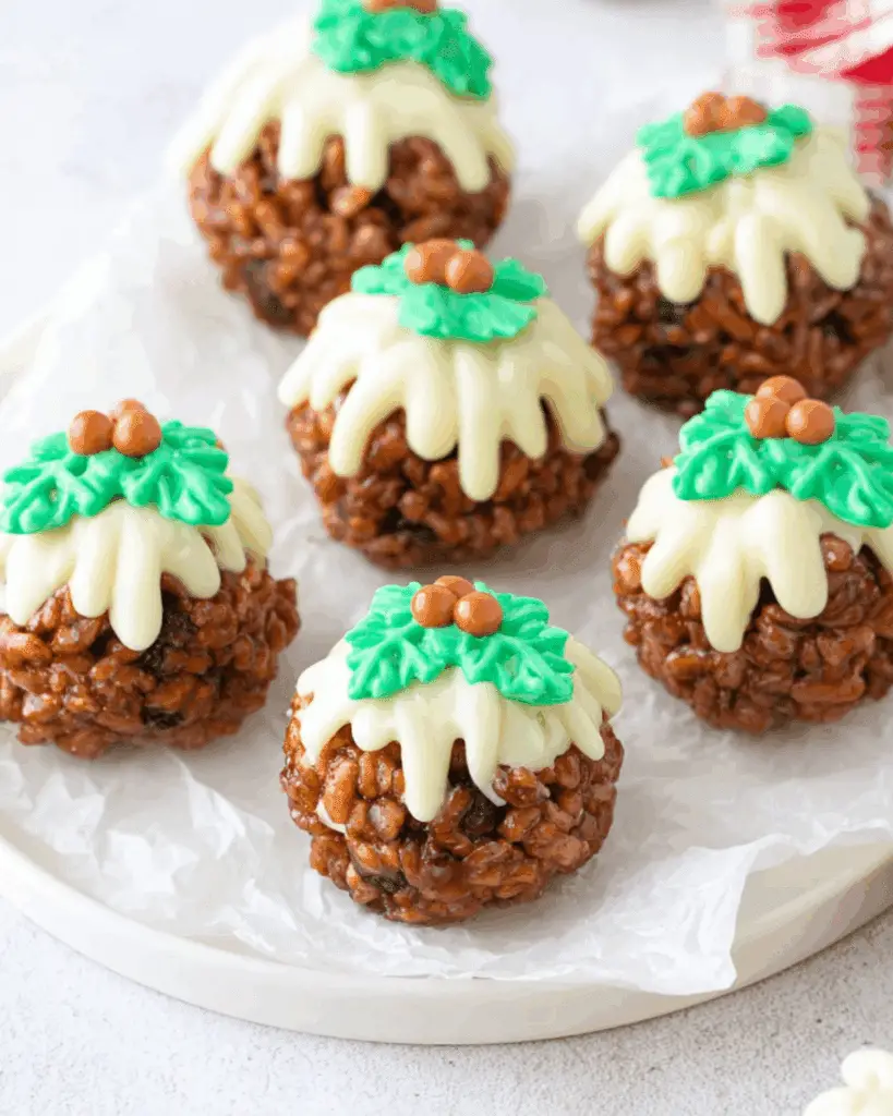 Rice Krispie Christmas Puddings: Best 30-Min Festive Treat