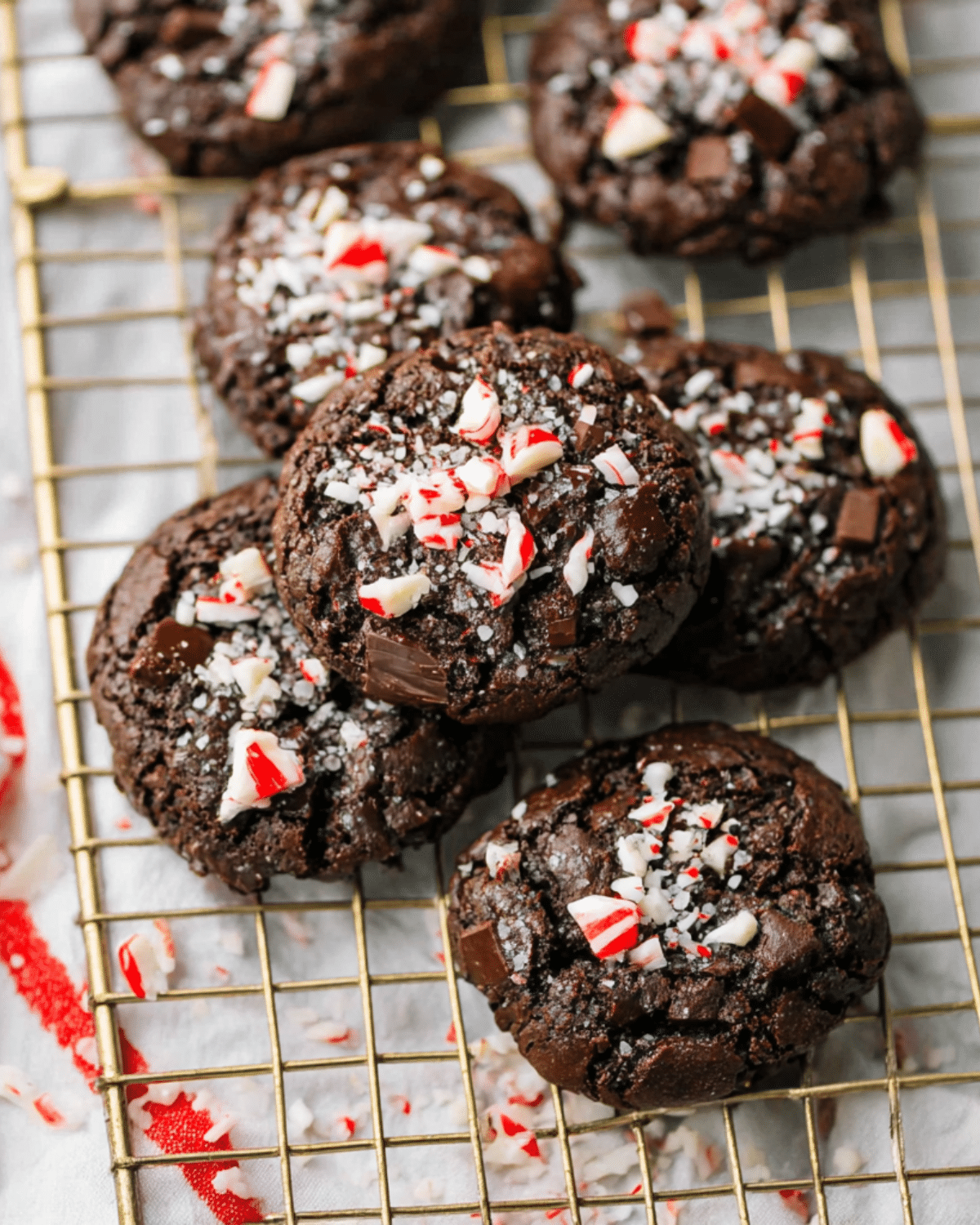Chocolate Peppermint Cookies – Best 1-Bowl Holiday Treat!