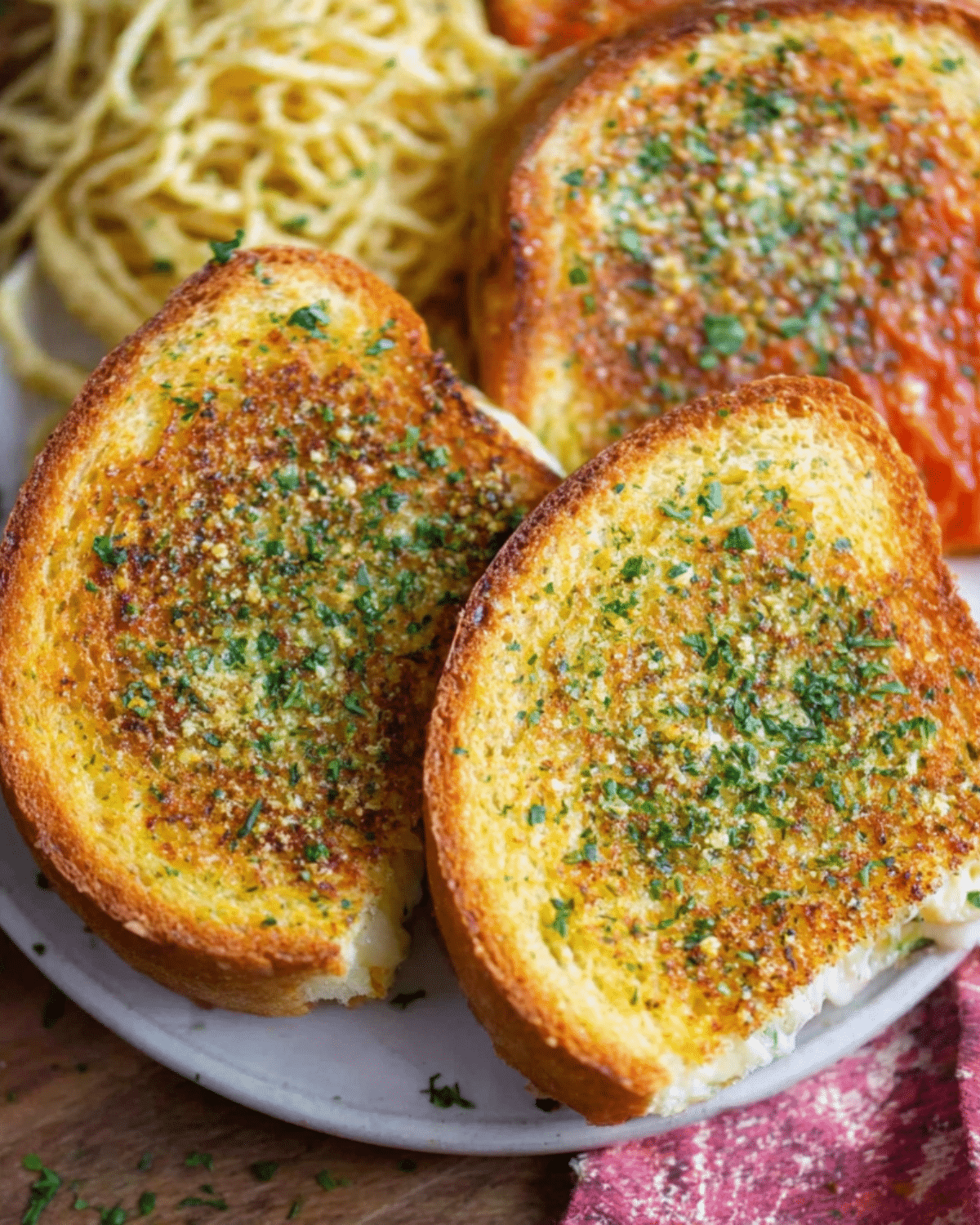 Garlic Bread Grilled Cheese – The Best Cheesy Sandwich Ever