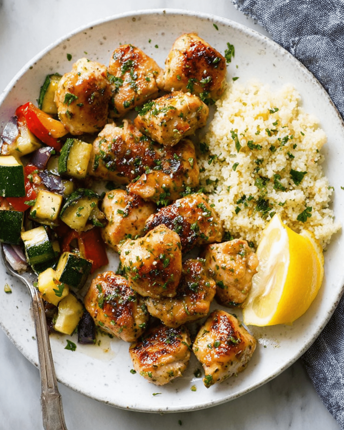 Garlic Butter Chicken Bites – The Best 15-Minute Dinner