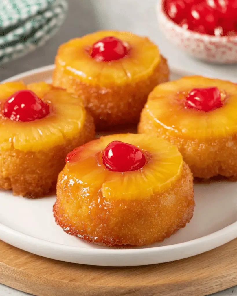 Mini Pineapple Upside Down Cakes – The Best 1-Hour Treat