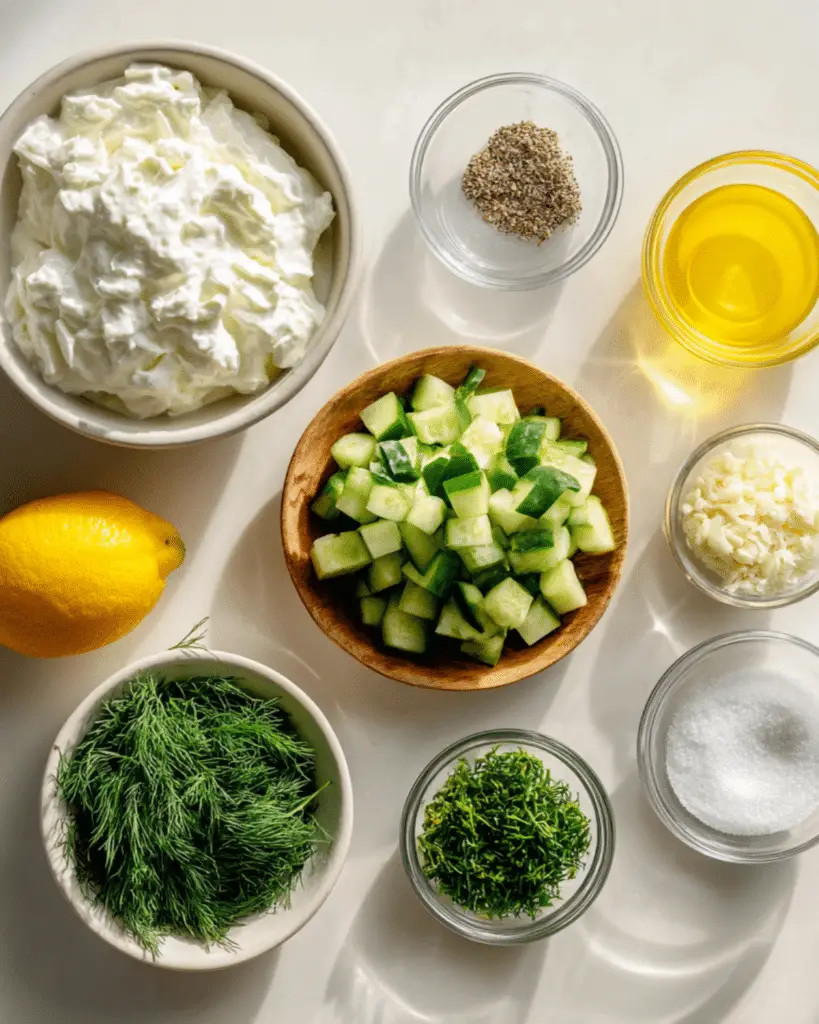 Healthy Tzatziki Sauce – The Best Light and Creamy Greek Dip ...