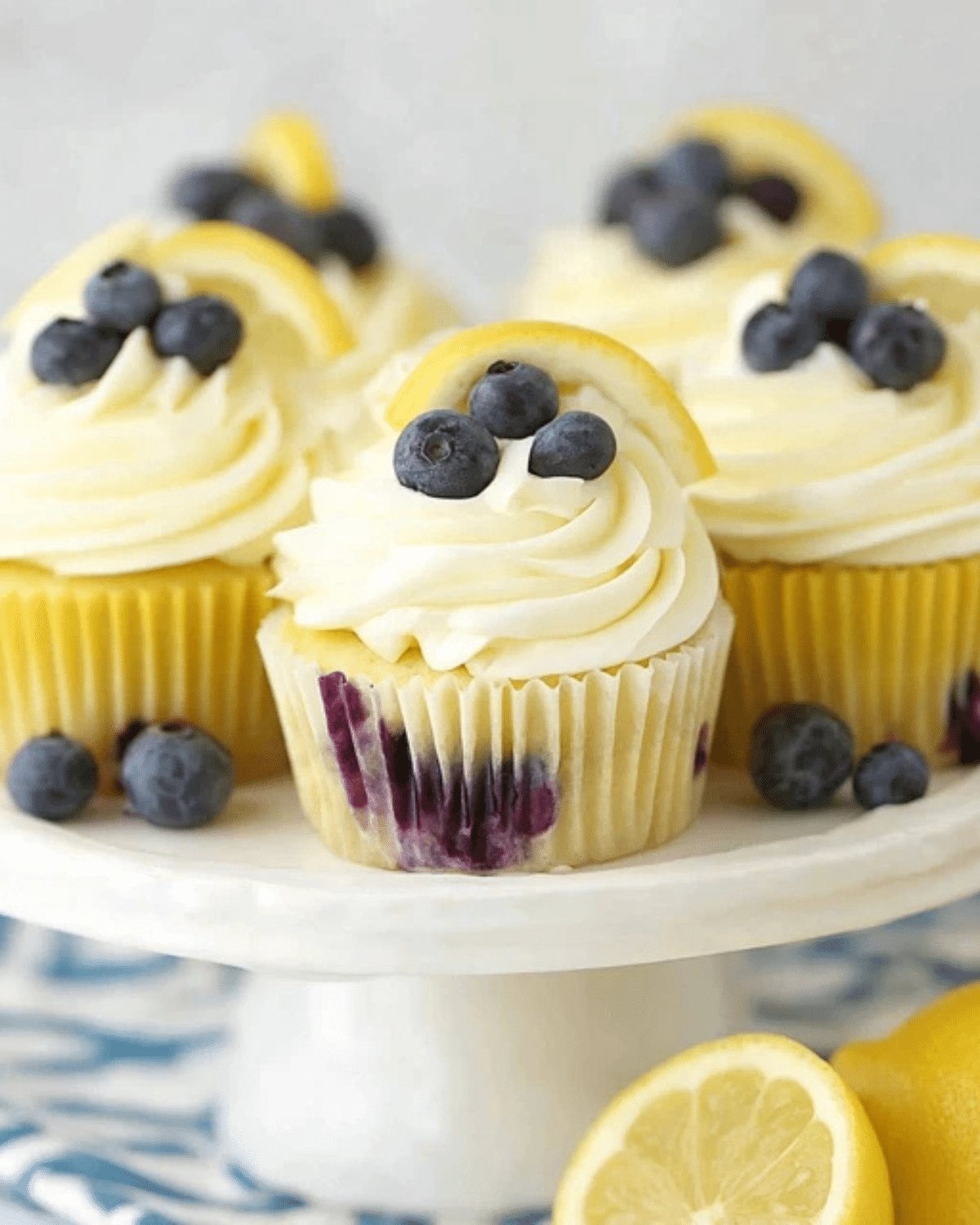 Lemon Blueberry Cupcakes – Easy, Moist & Bursting with Flavor