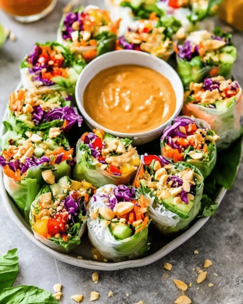 The Best Spring Rolls with Peanut Sauce for Fresh, Easy Meals