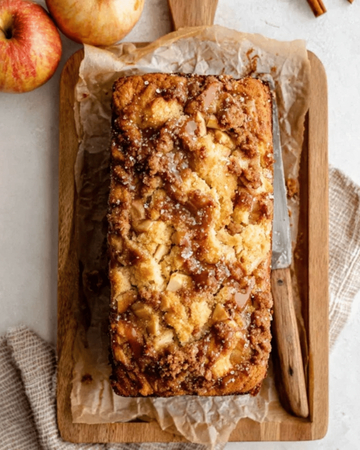 Easy Apple Bread Moist Cinnamon Spiced Fall Favorite