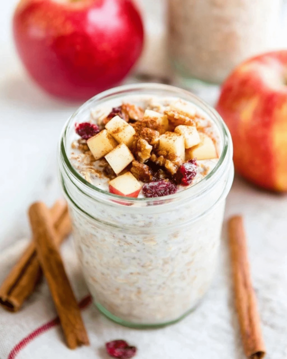 Apple Cinnamon Overnight Oats – The Best Easy Make-Ahead Breakfast