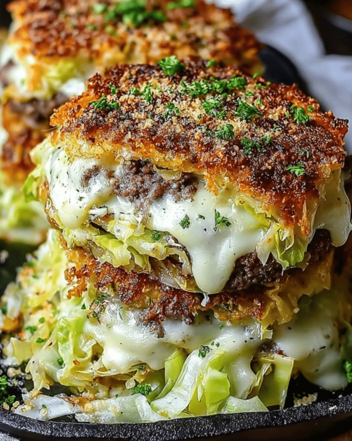 Crispy Cabbage Burger – Best Easy Comfort Bake - recipeeasily.com