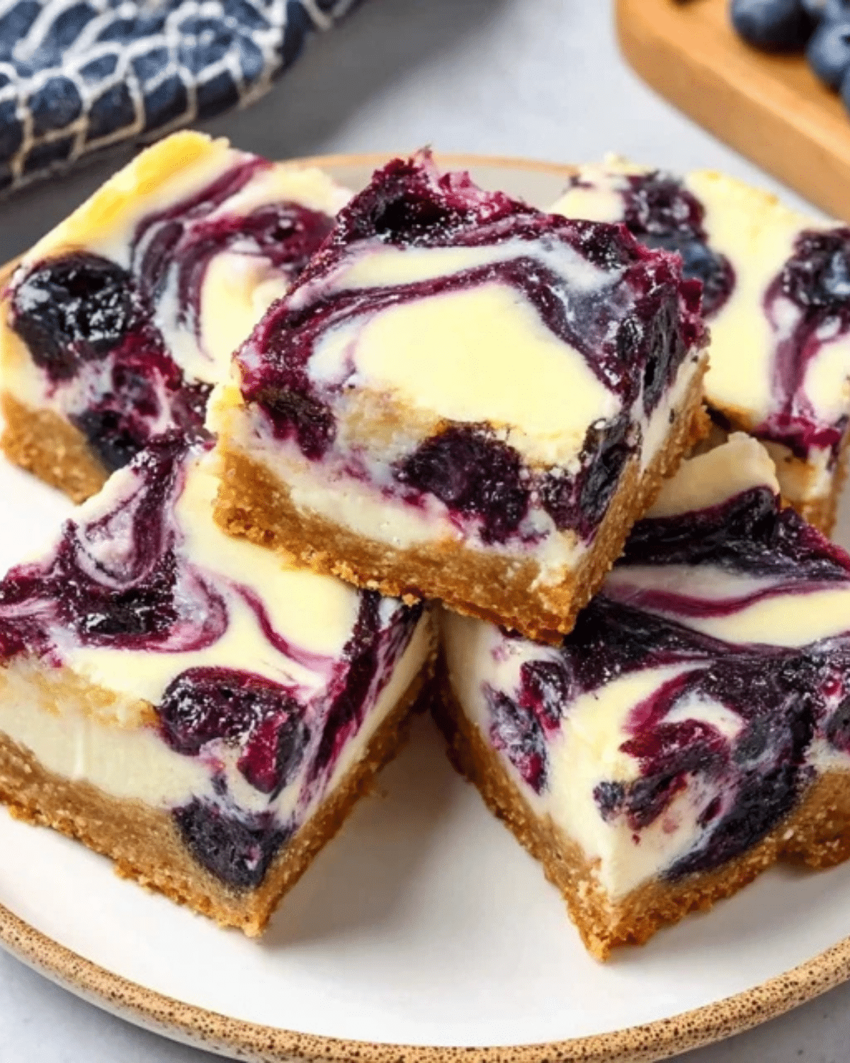 Blueberry Cheesecake Bars: Easy Creamy Dessert Squares