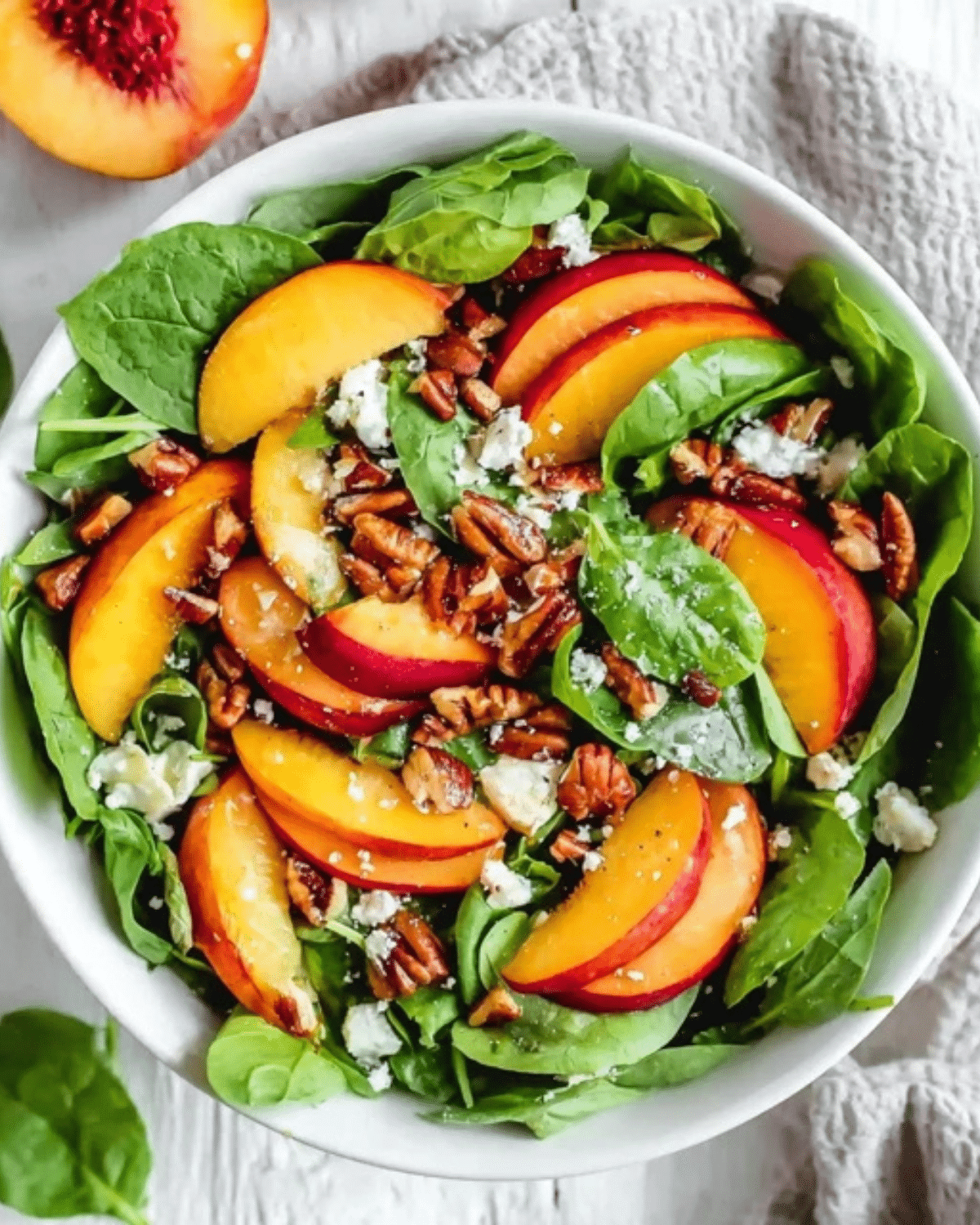 Easy Peach Salad – Best Fresh Summer Recipe