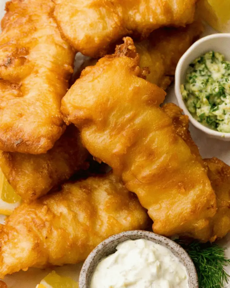 Batter Dipped Fried Fish Best Crispy Easy Recipe
