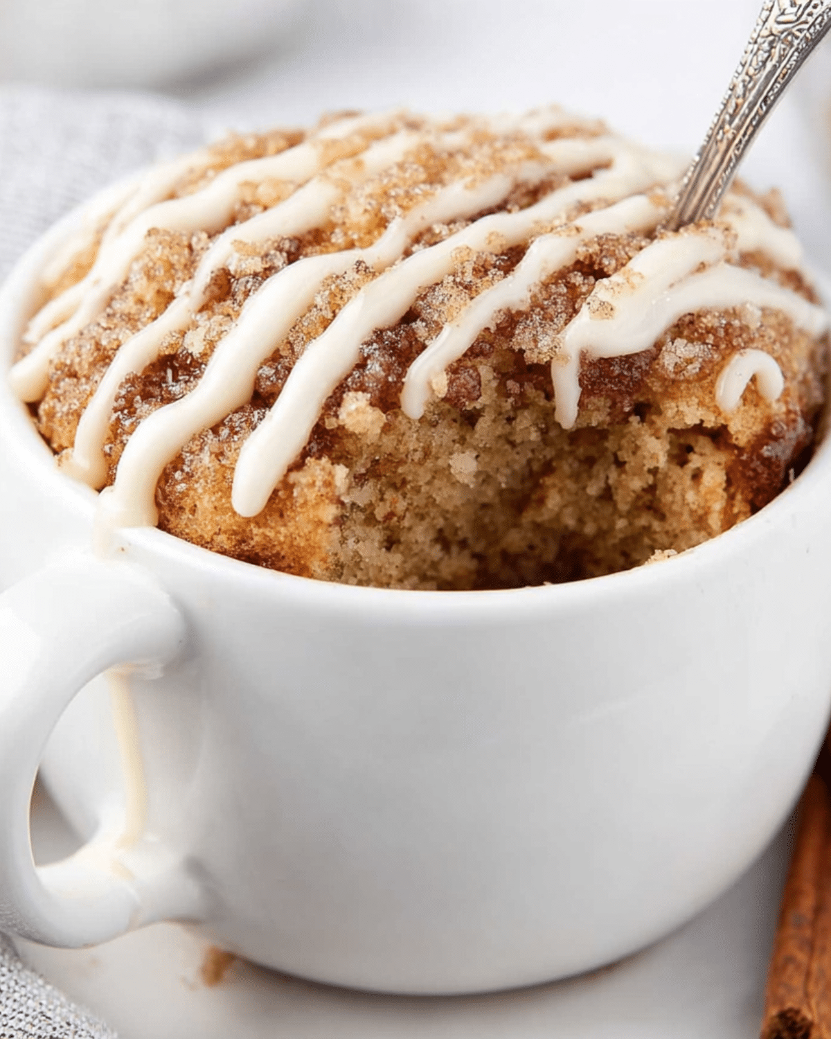 Coffee Cake in a Mug Quick Easy Dessert in Minutes